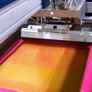 Screen Printing; Stage Five Of The Jute Bag Manufacturing Process ...