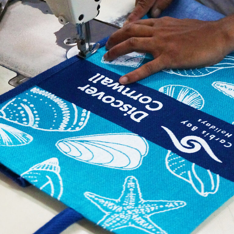 Stitching; Stage Six Of The Jute Bag Manufacturing Process - GoJute ...