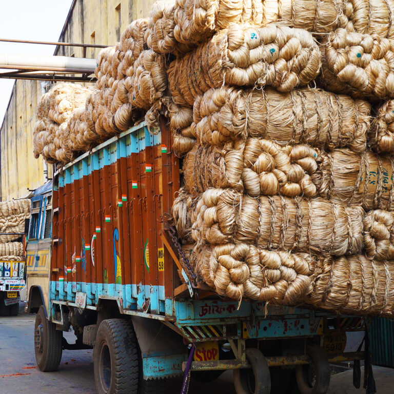 Transporting Jute Fibre; Stage Three Of The Jute Bag Manufacturing ...